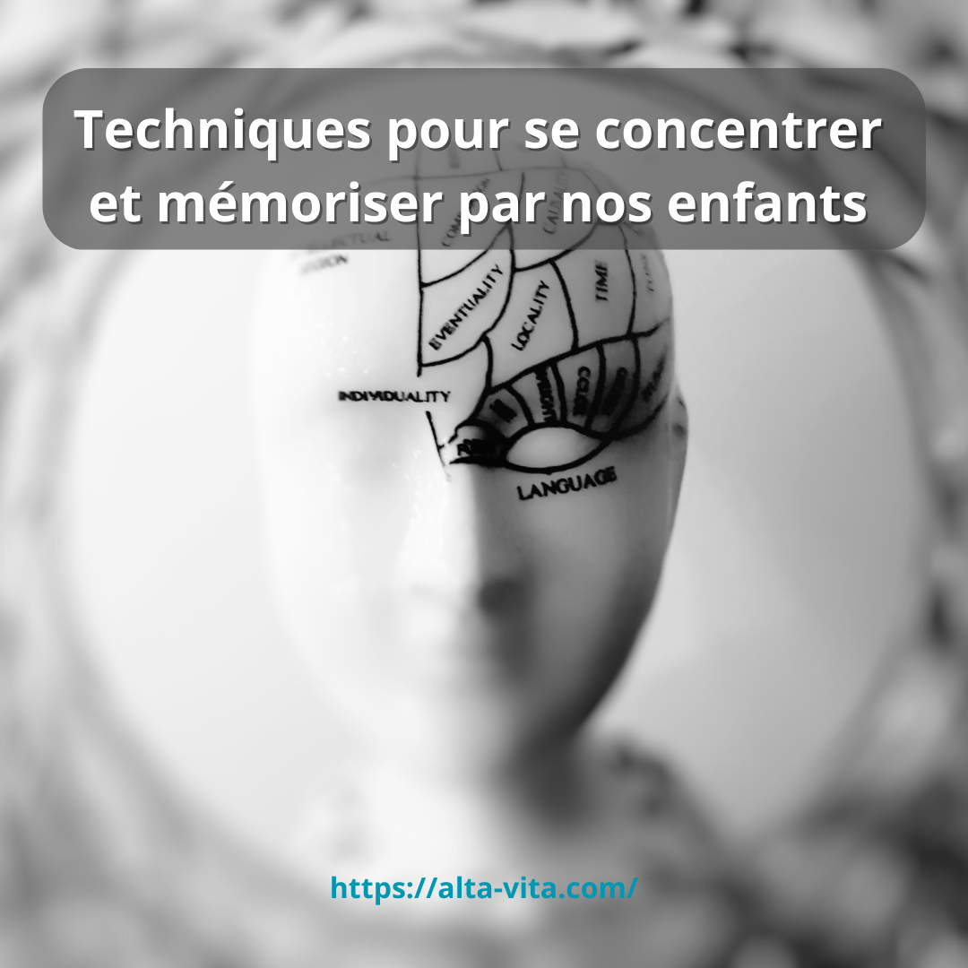Techniques pour se concentrer et mémoriser par nos enfants - alta-vita ...